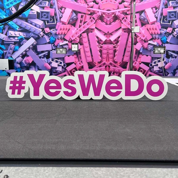 Cutout Hashtag Sign Props | We Do Printing